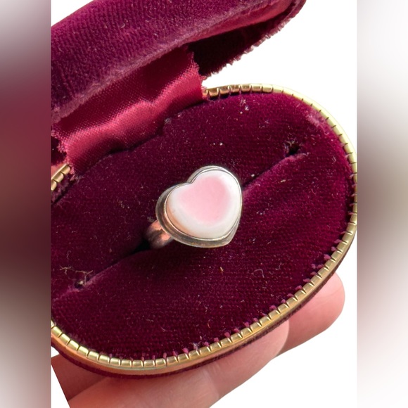 Vintage | Jewelry | Vintage Sterling Silver 925 Pink Coral Conch Shell ...
